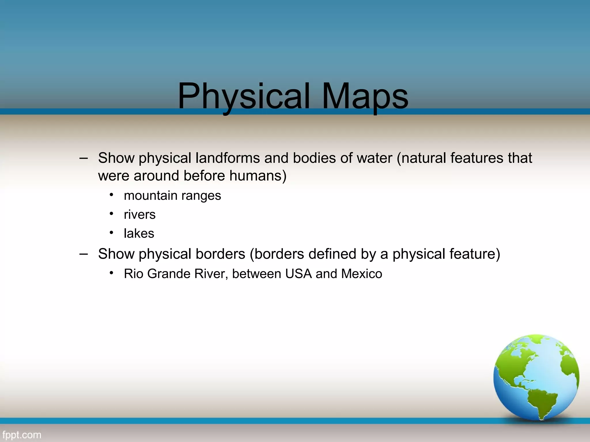 Types of maps | PPT