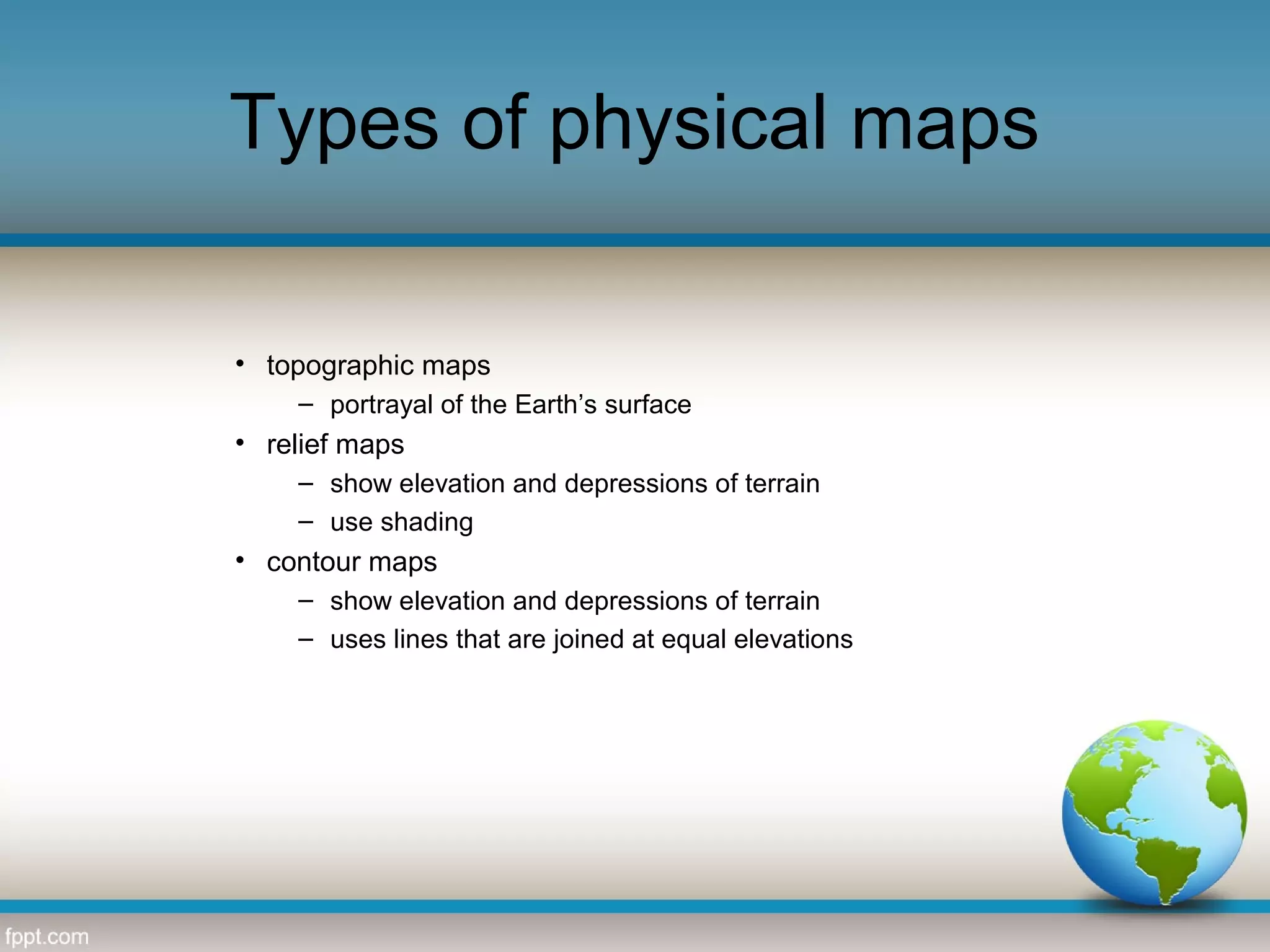 Types of maps | PPT