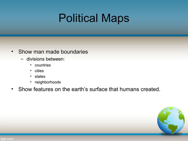 Types of maps | PPT | 3-D Graphics | Computer Software and Applications