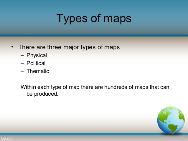 Types of maps