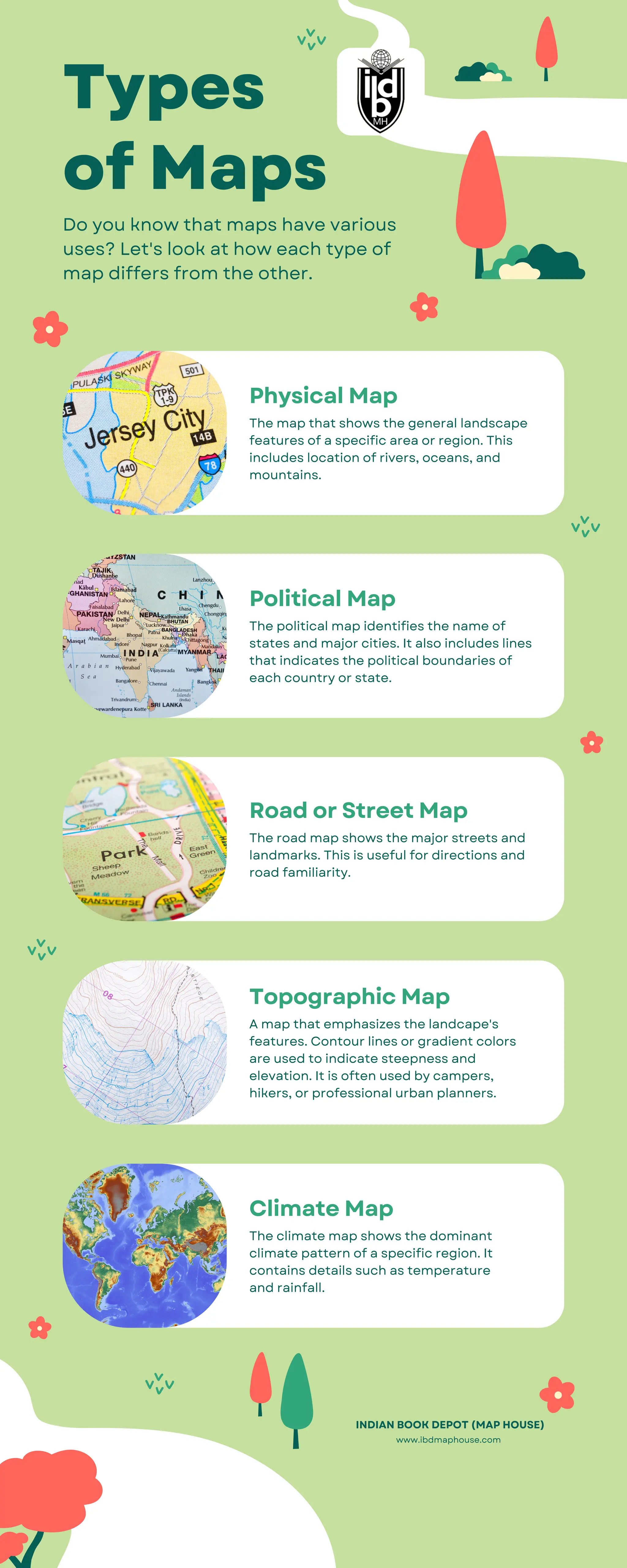 Explore the Various Types of Maps offered by ibdmaphouse | PDF