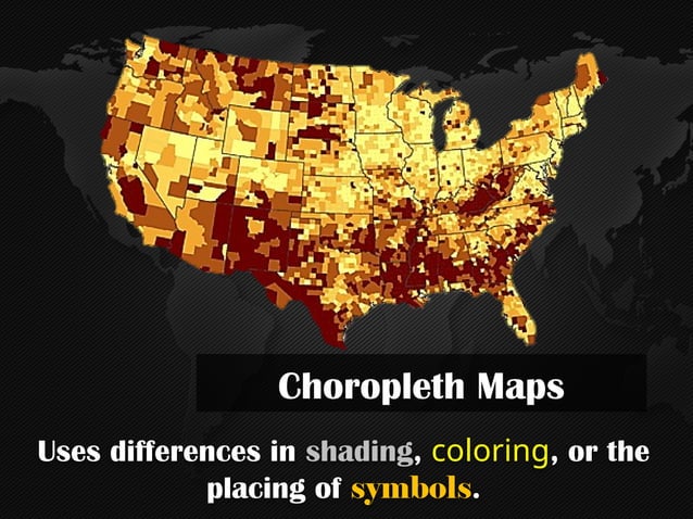 AP Human Geography Types of Maps Unit One | PPTX