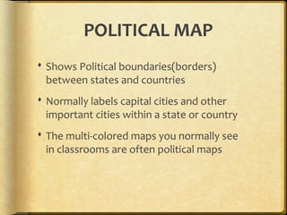 Different Types of Maps | PPT