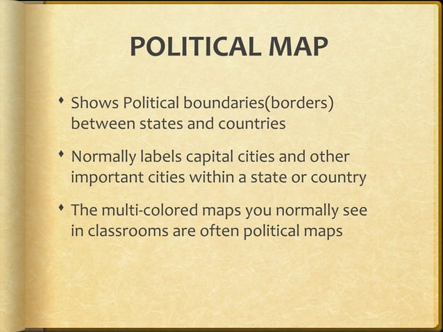 Different Types of Maps | PPT