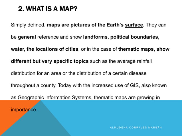 Types of maps year2 | PPT