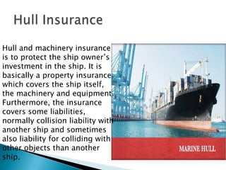 Types of marine insurance contracts | PPTX