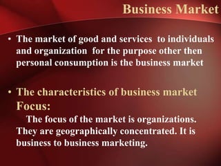 Types of markets | PPTX