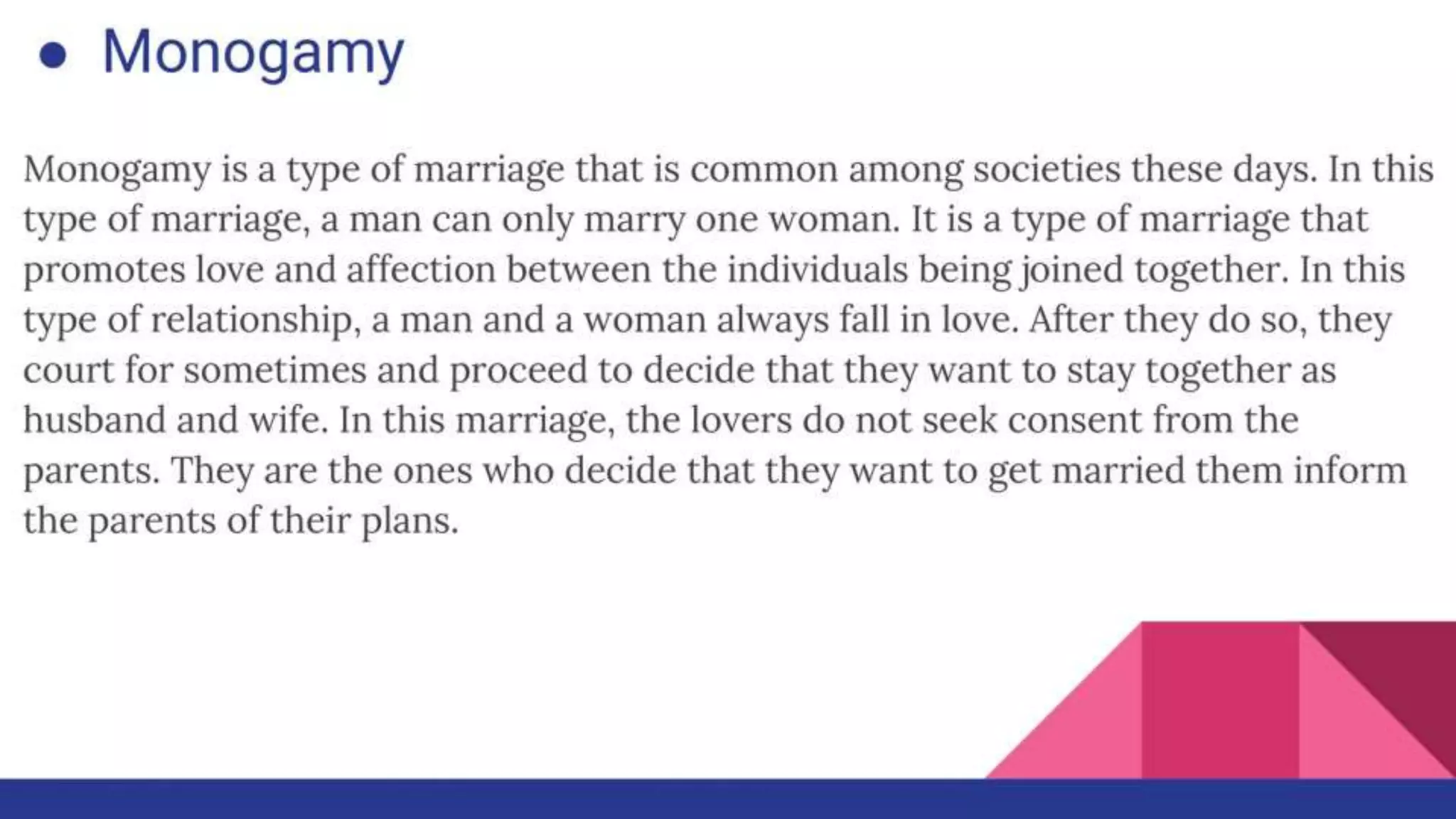 Types of marriages | PPT