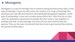 Types of marriages | PPT