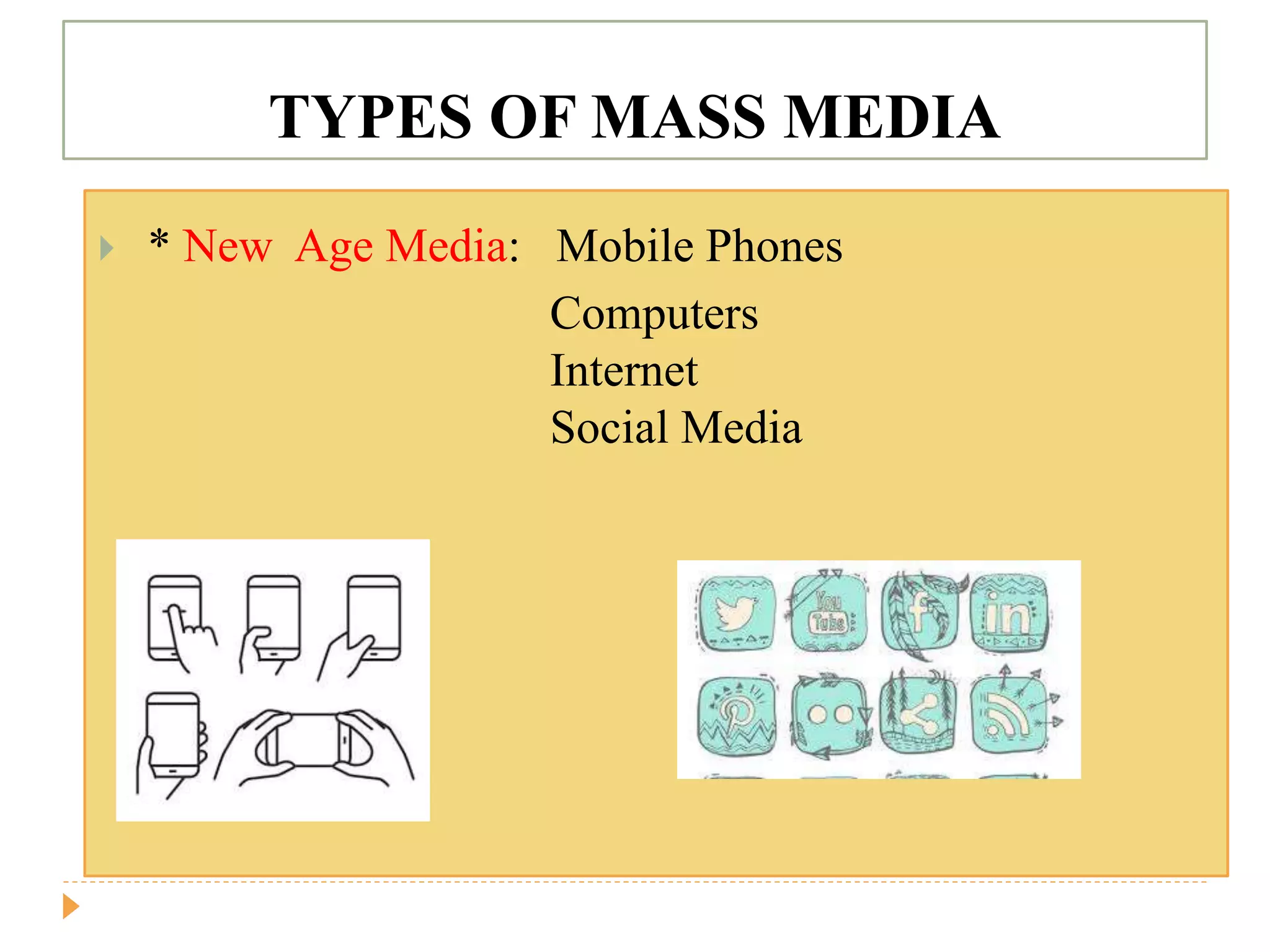 Types of massmedia | PPTX