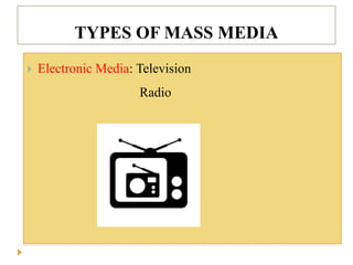 Different Types Of Mass Media