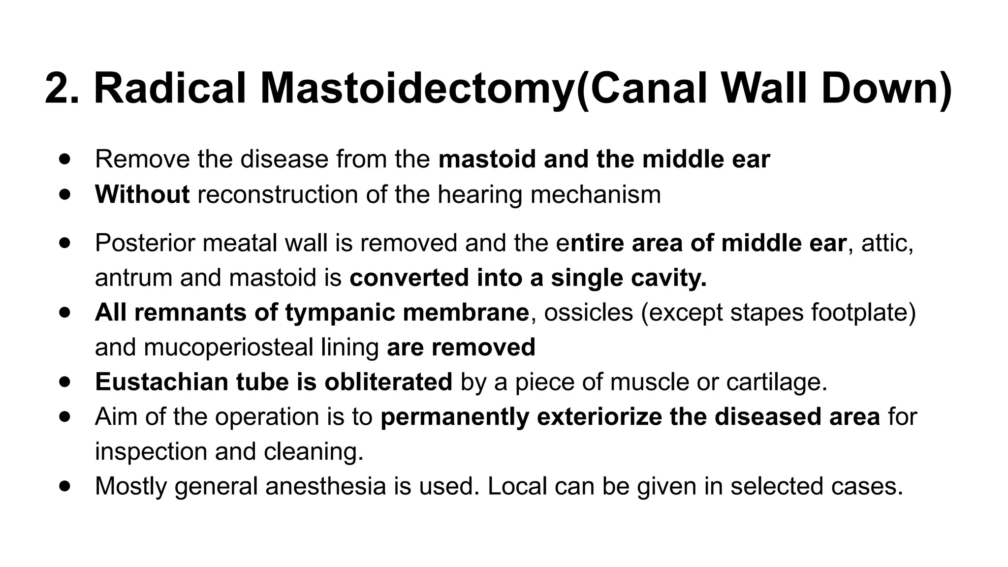 Types of Mastoidectomies ear, nose and throat.pptx