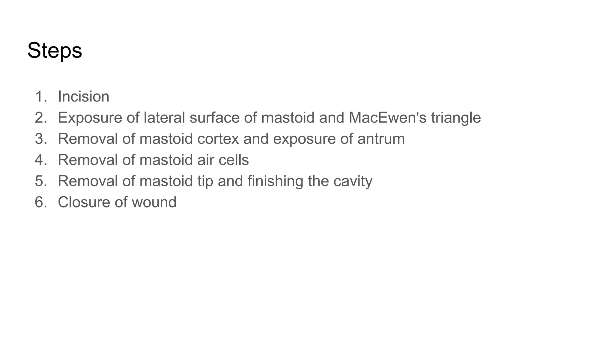 Types of Mastoidectomies ear, nose and throat.pptx