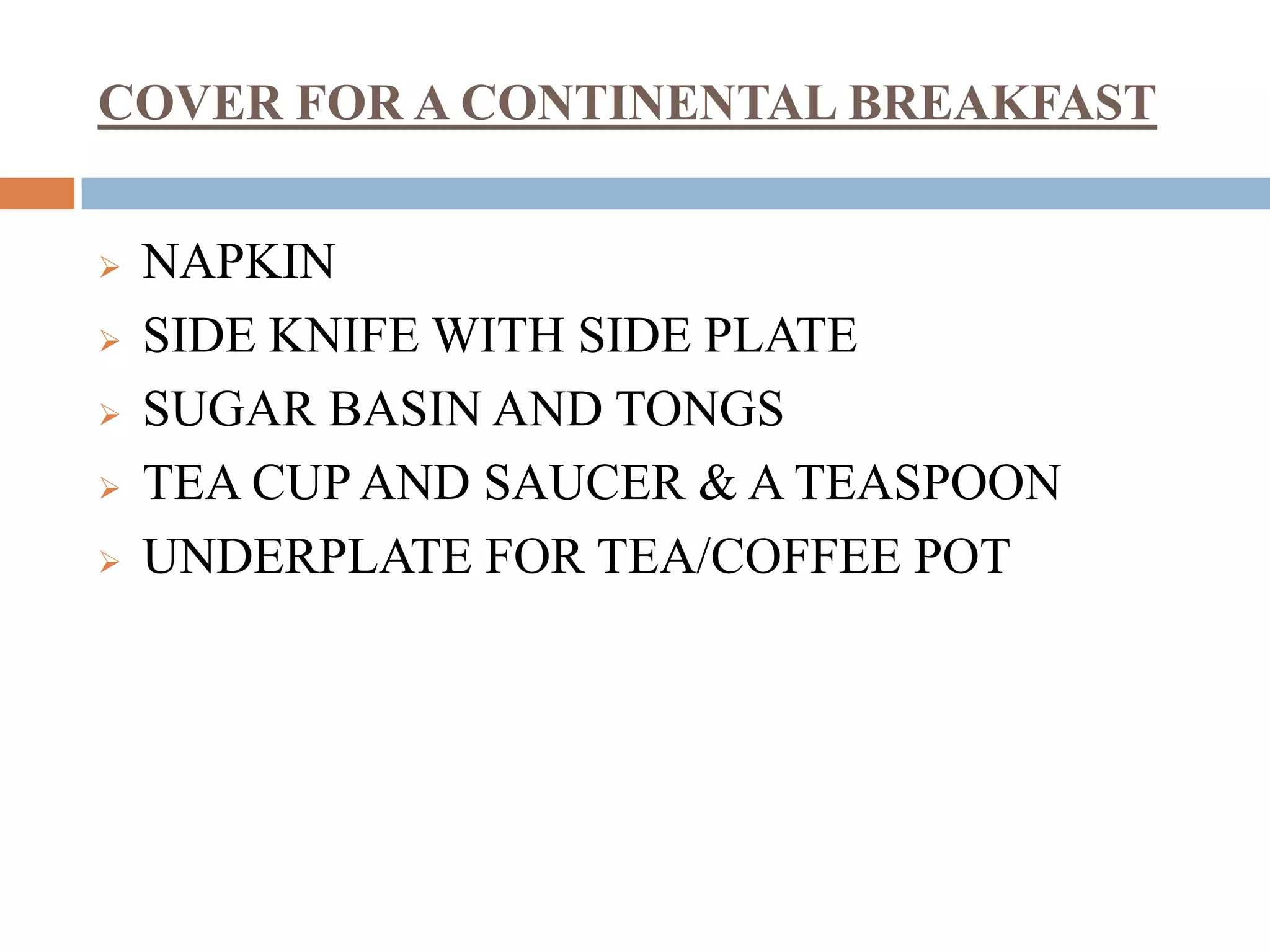 Types of meals ppt | PPT