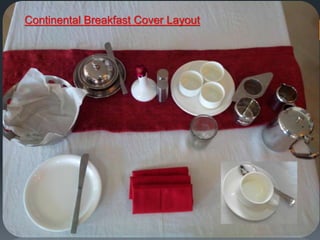 Continental Breakfast Set Up