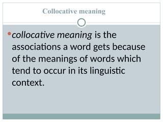 types_of_meaning presentation for learners | PPT