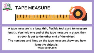 Types of Measuring Tools | PDF