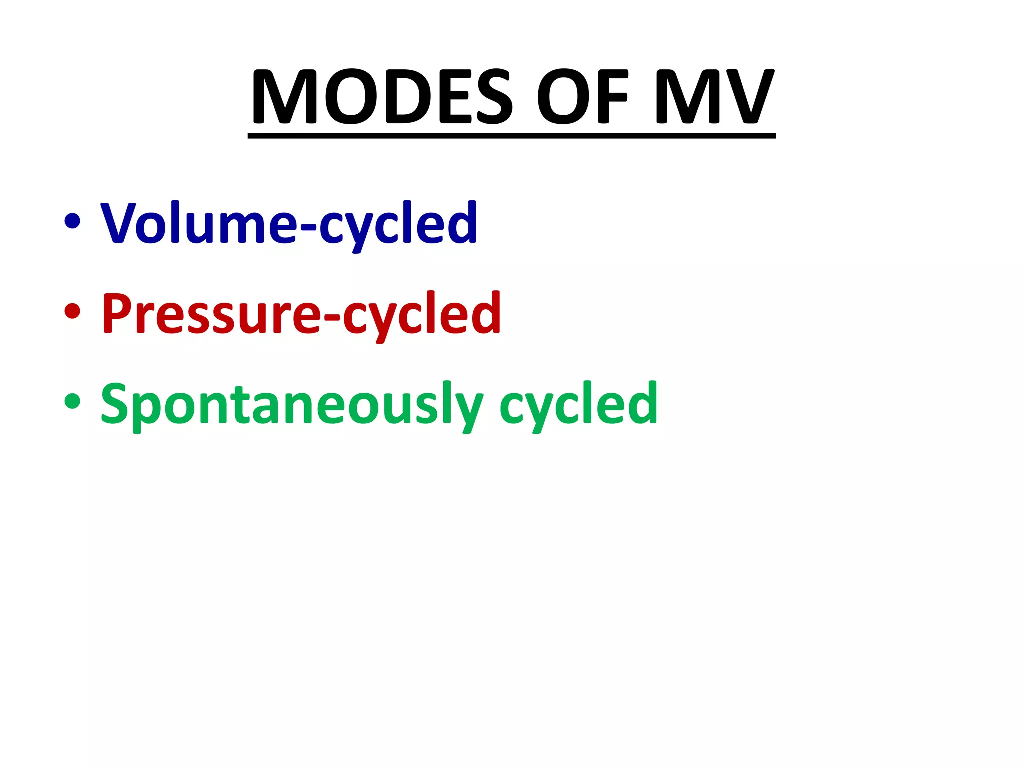 TYPES OF MECHANICAL VENTILATORS | PPTX