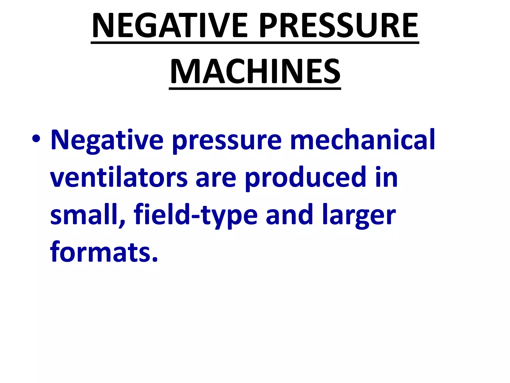 TYPES OF MECHANICAL VENTILATORS | PPTX | Lung and Respiratory Health ...