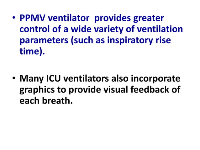 TYPES OF MECHANICAL VENTILATORS | PPTX | Lung and Respiratory Health ...