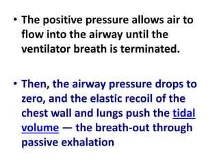 TYPES OF MECHANICAL VENTILATORS | PPTX