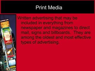 Types of media | PPT