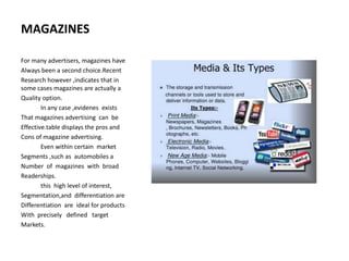 Types of media | PPTX