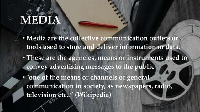 Types of media | PPTX
