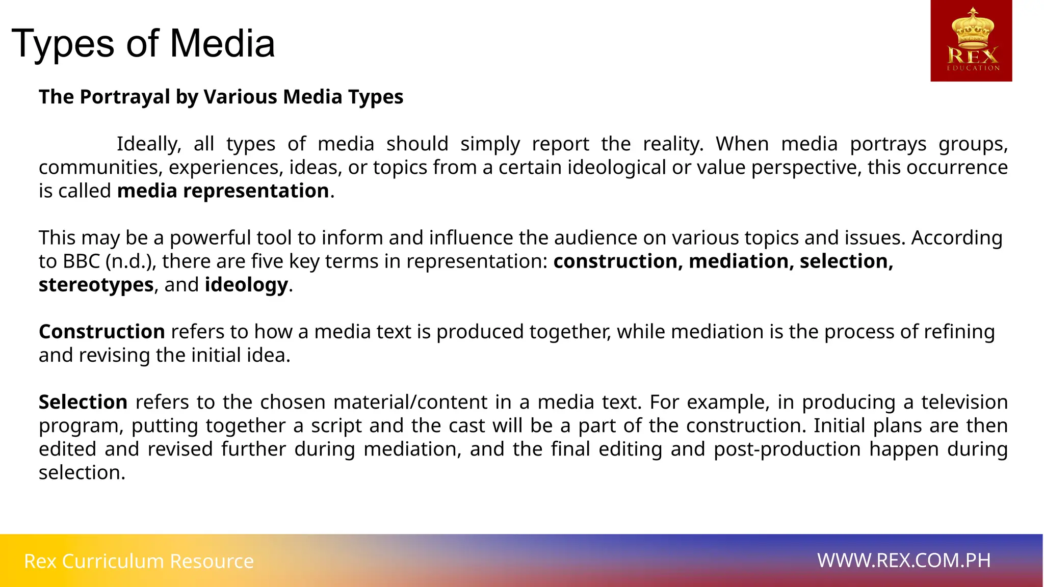 Media information Literacy Types+of+Media.pptx