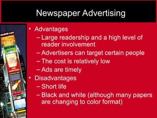 types of media in advertising management | PPT
