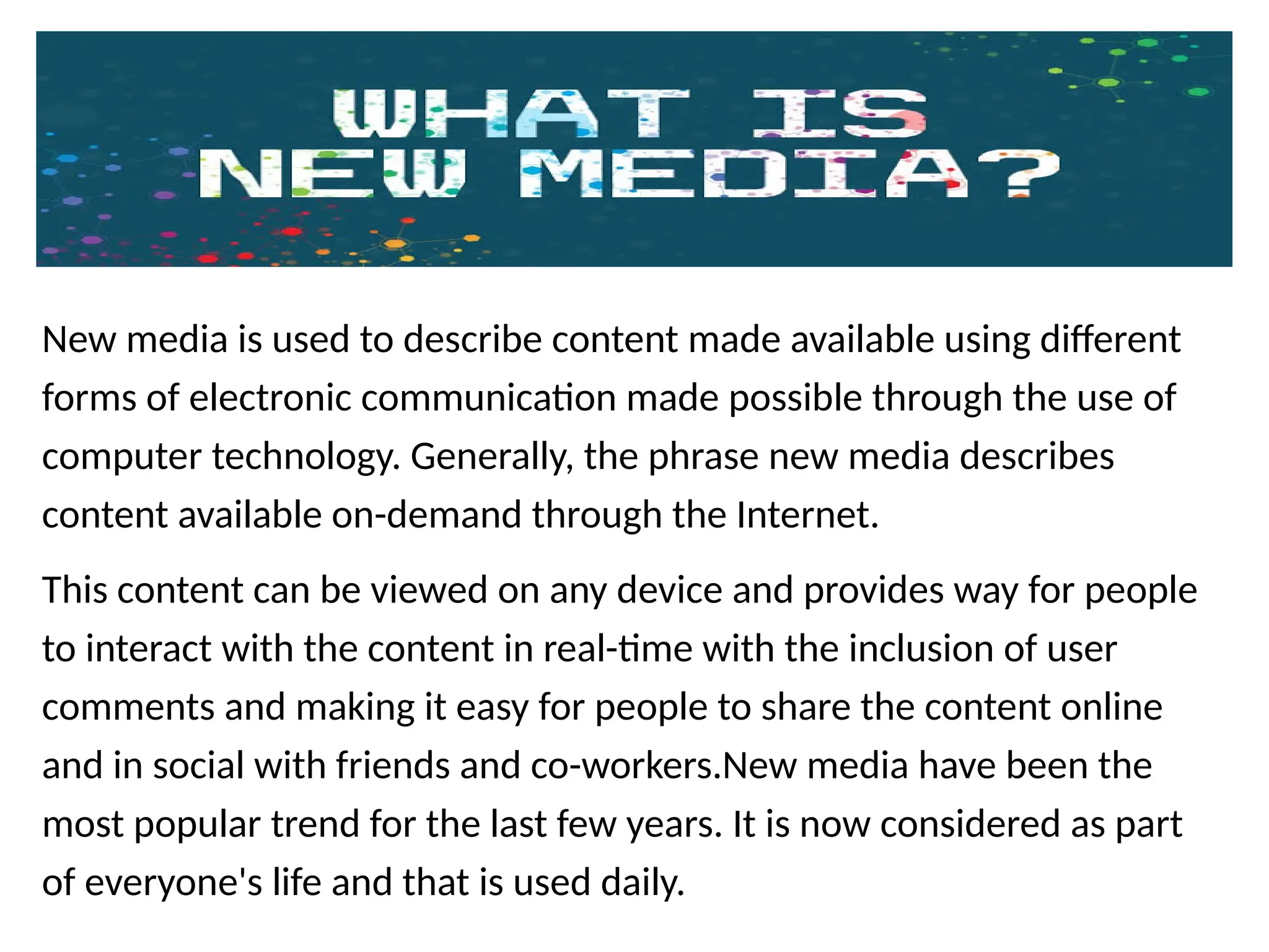 TYPES OF MEDIA TYPES OF MEDIA TYPES OF MEDIA | PPTX