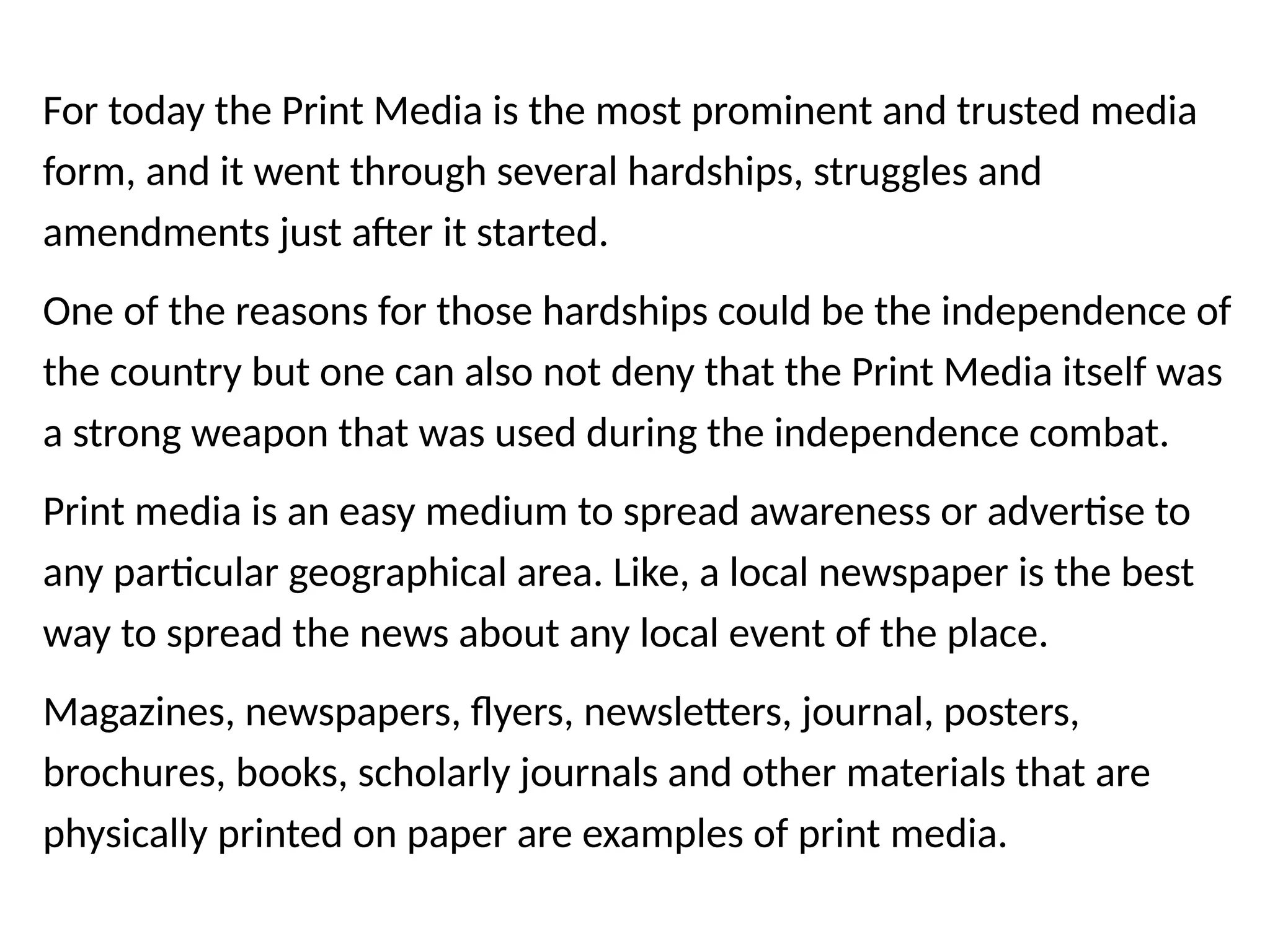 TYPES OF MEDIA TYPES OF MEDIA TYPES OF MEDIA | PPTX