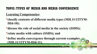 Types of Media Media and Information Literacy.pptx
