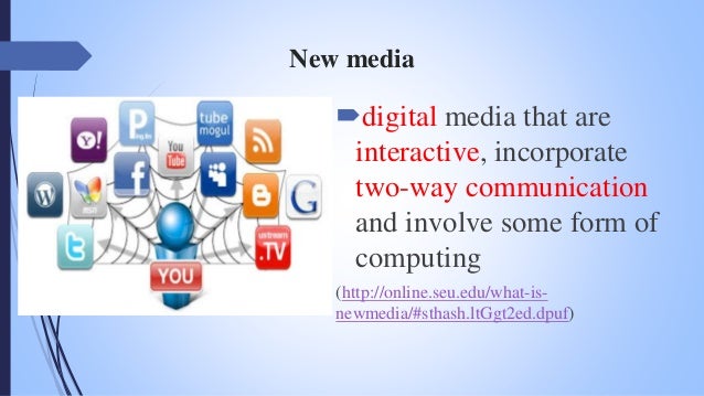 Types of media and media convergence
