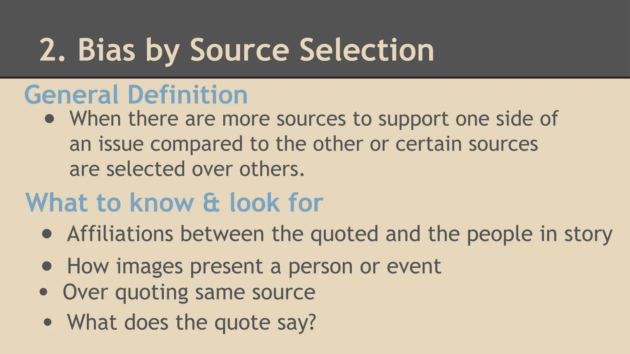 Types of Media Bias.pptx for students studying media | PPT