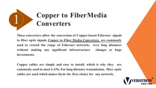 Types of Media Conversion in Local Area Networks | PPT
