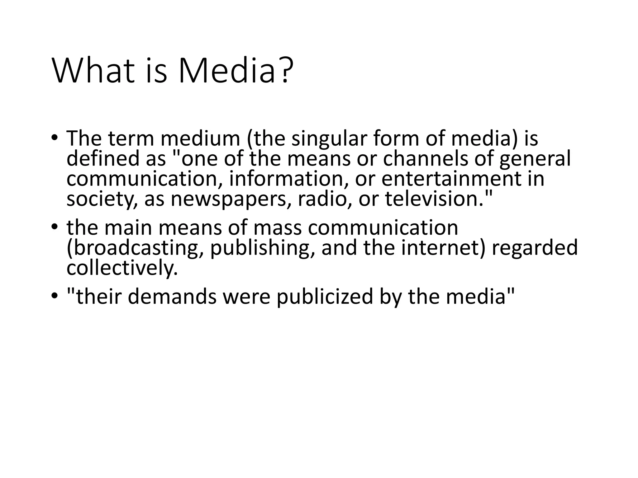 Types of Media Grade 7 High School Report.pptx