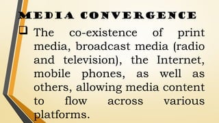 TYPES OF MEDIA (Part 2).pptx(media and information literacy) | PPTX