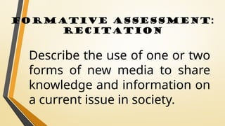 TYPES OF MEDIA (Part 2).pptx(media and information literacy) | PPTX