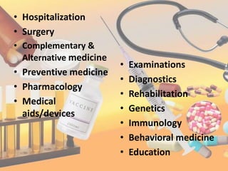 Types of medical interventions | PPTX