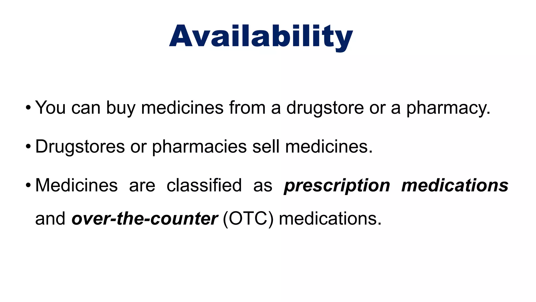Types of Medicine | PPTX