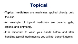 Types of Medicine | PPTX