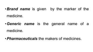 Types of Medicine | PPTX
