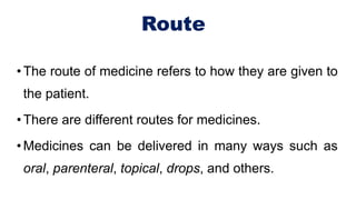 Types of Medicine | PPTX