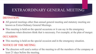 Types of meetings in companies | PPTX