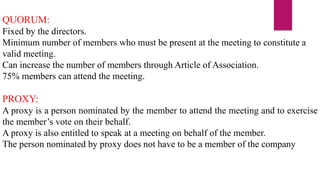 Types of meetings in companies | PPTX