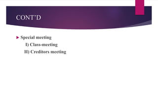 Types of meetings in companies | PPTX