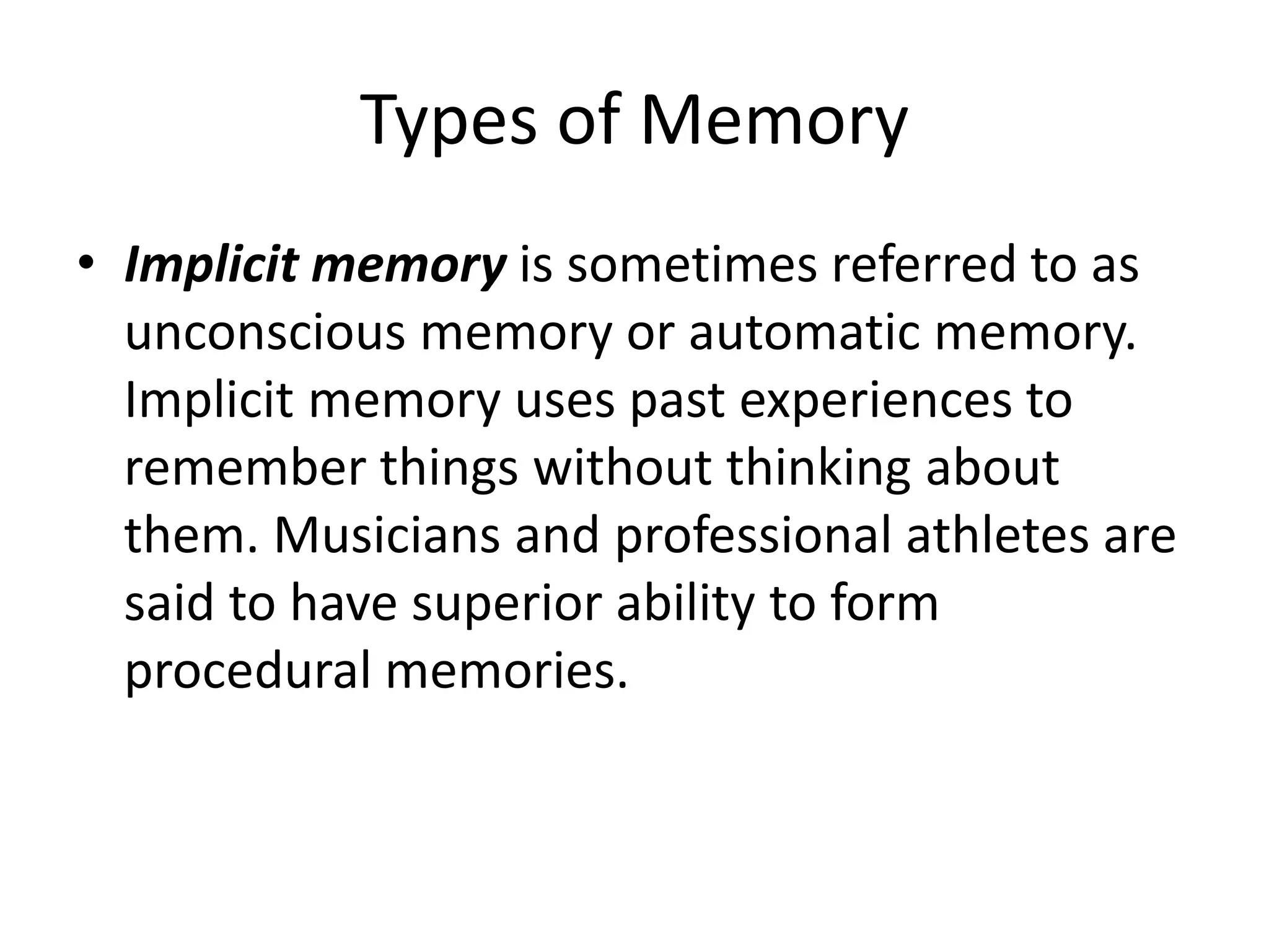 Types of memory | PPTX