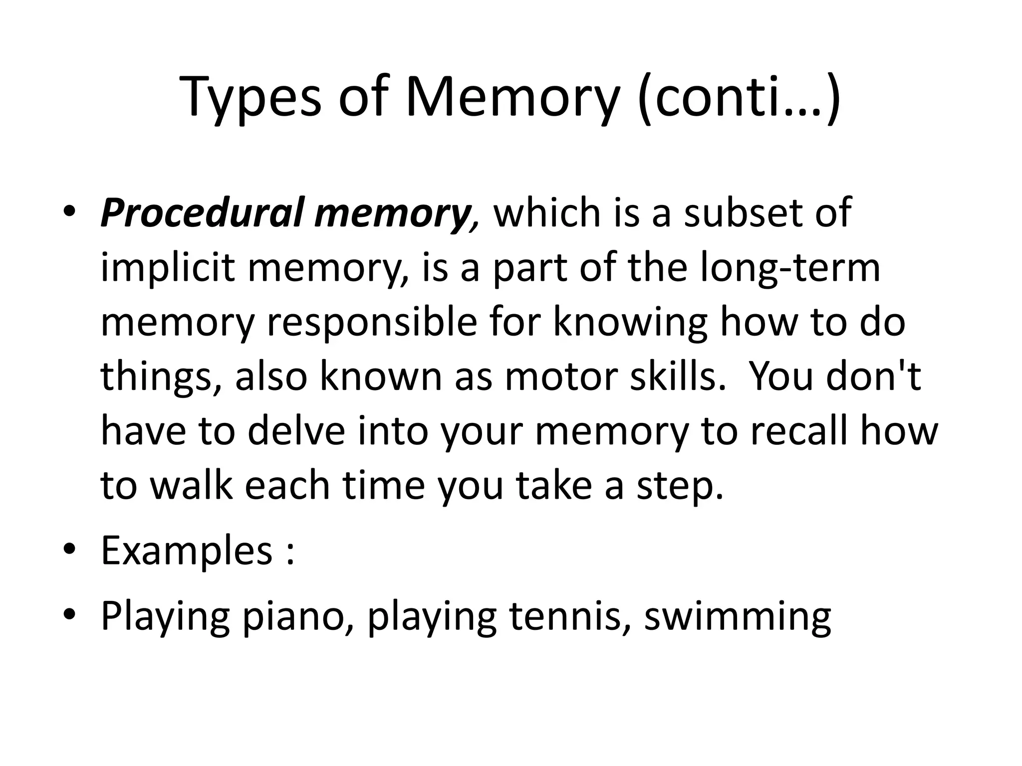 Types of memory | PPTX