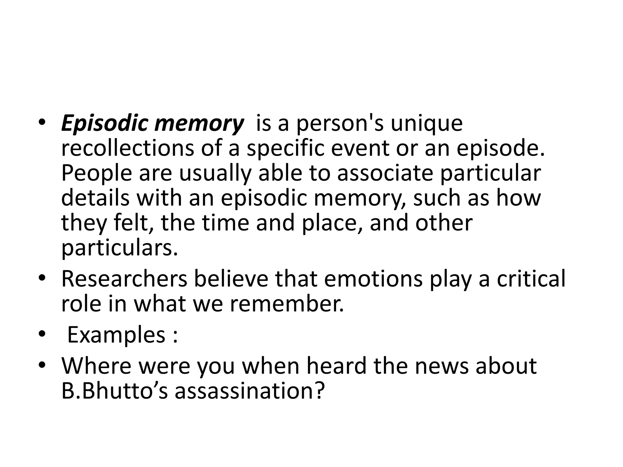 Types of memory | PPTX